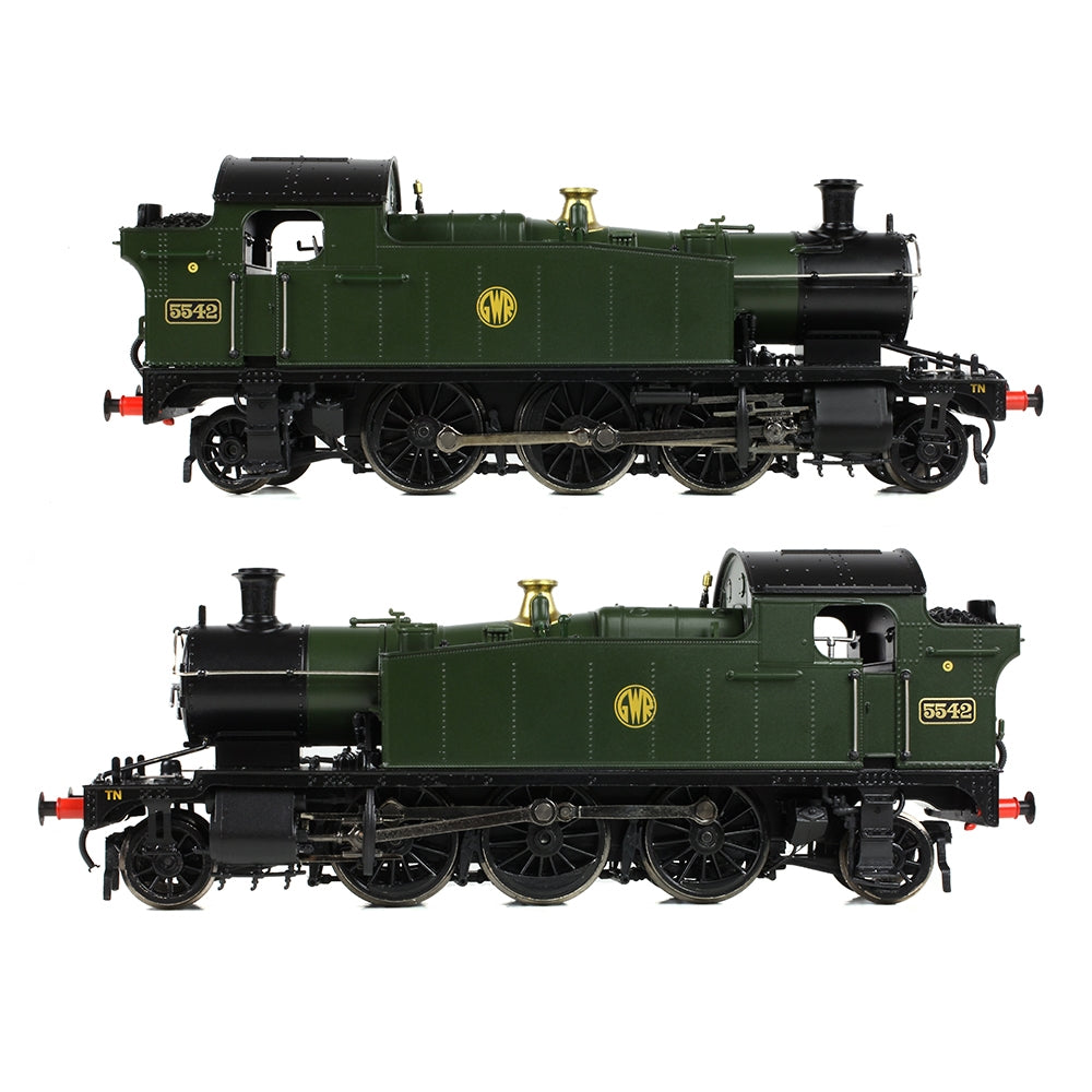 Bachmann 32-141 GWR 4575 Prairie Tank 5542 GWR Green (Shirtbutton) – WD Models