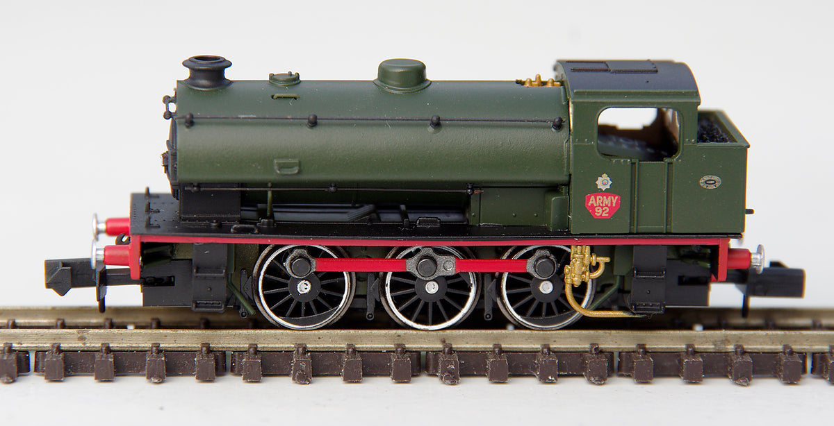 EFE E85506 N Gauge J94 Saddle Tank 92 "Waggoner" Army Green – WD Models